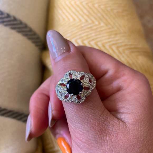 Vintage | Jewelry | Vintage Nrt Costume Cocktail Ring With Sparkles ...